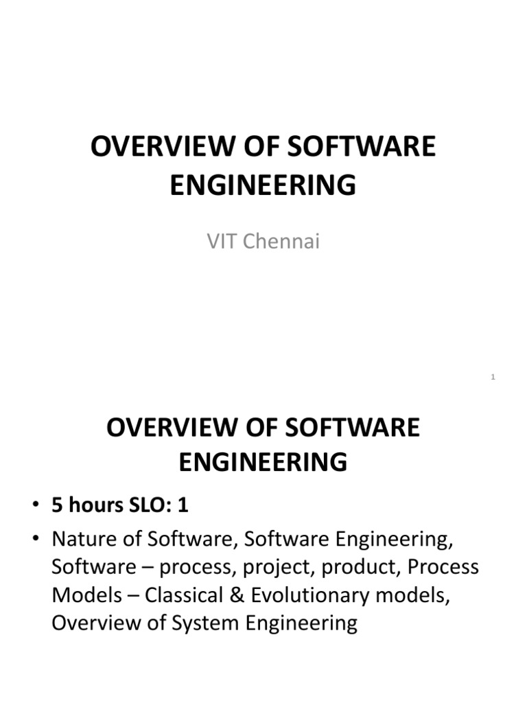 An Overview of Software Engineering Concepts | PDF | Software ...