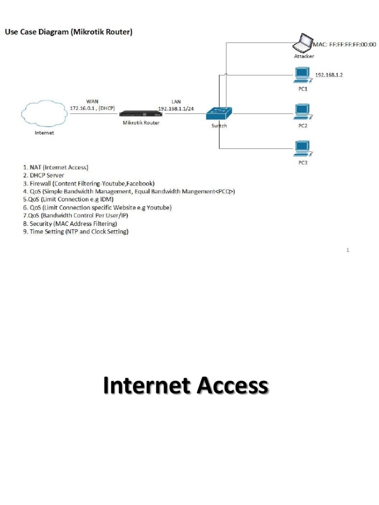 Mikrotik Note | PDF | Ip Address | Firewall (Computing)
