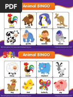 Domestic Animals Chart | PDF