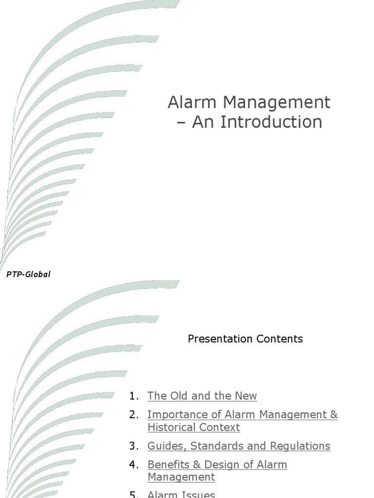 Effective Alarm Management Strategies | PDF | Benchmarking | Design