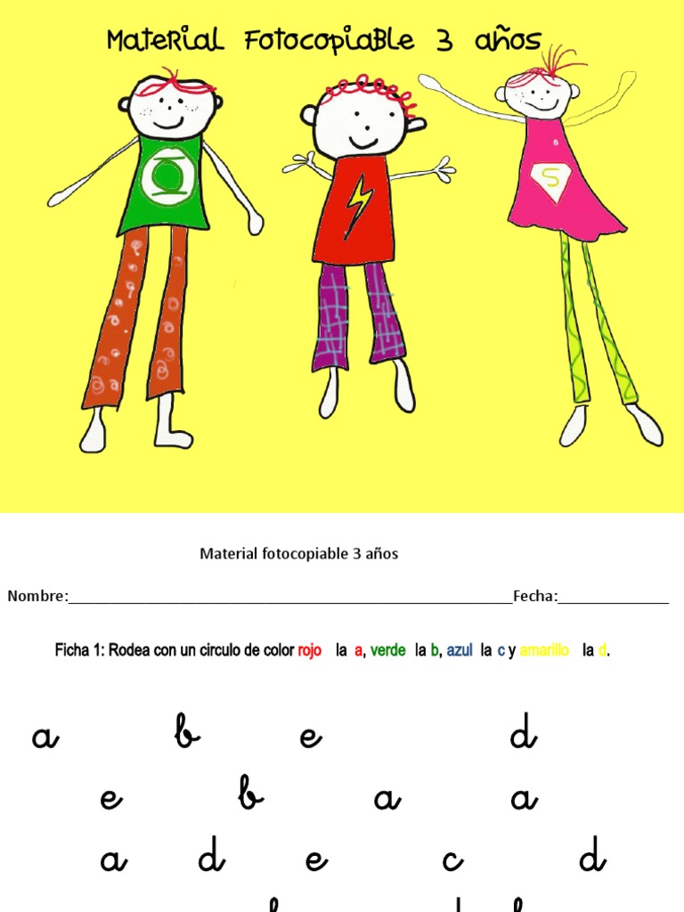 Cuadernillo 40 Actividades Eduación Preescolar 3 Años | PDF | Ocio ...