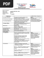 Cot Tle 6 | PDF | Curriculum | Learning