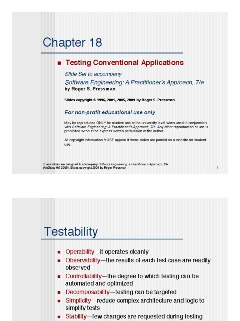 CH 18 | PDF | Software Testing | Matrix (Mathematics)