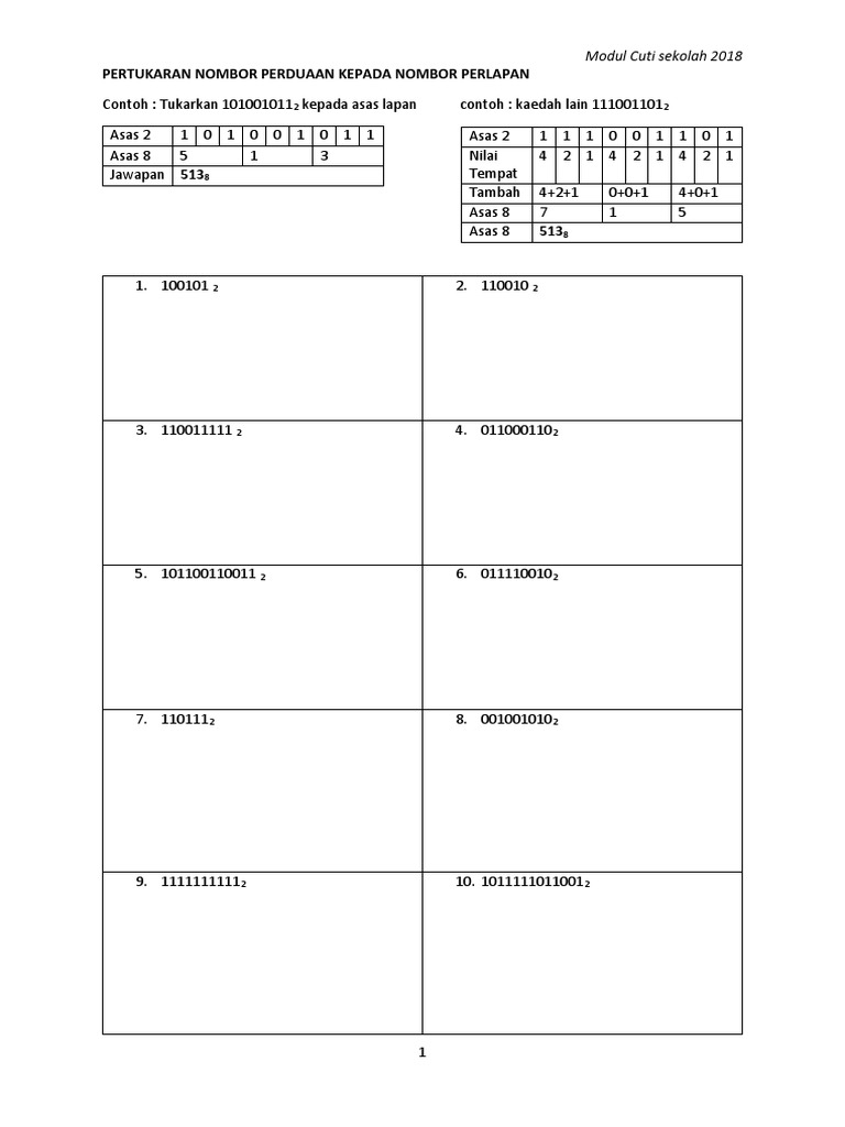 Modul ASK Tingkatan 2 | PDF