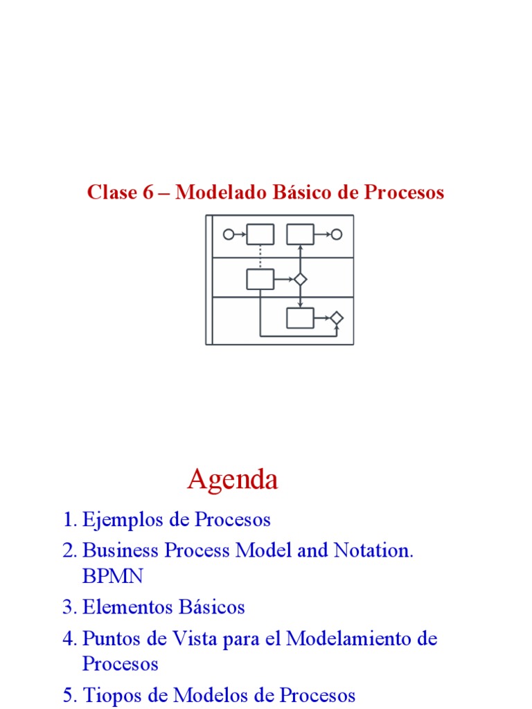 Clase 6. Modelado de Procesos Basico | Descargar gratis PDF | Modelo ...