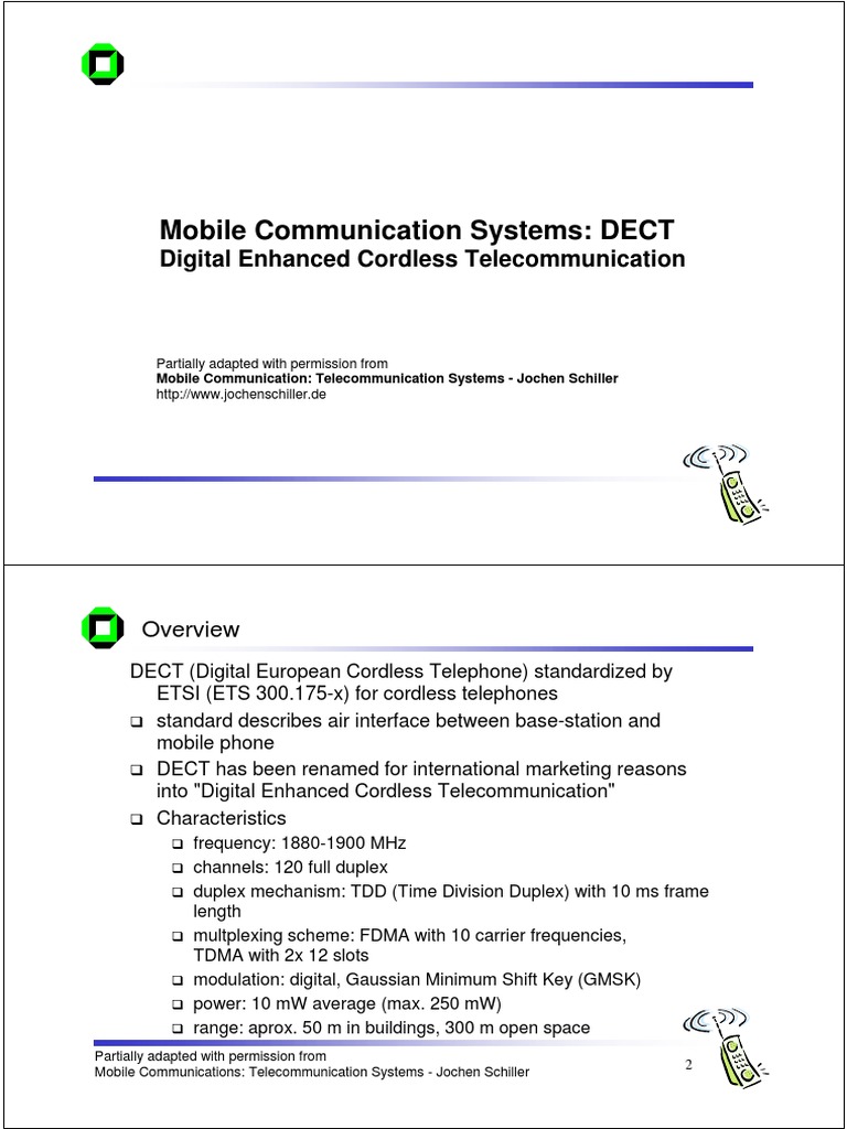 Dect PDF | PDF | Telecommunication | Computer Network