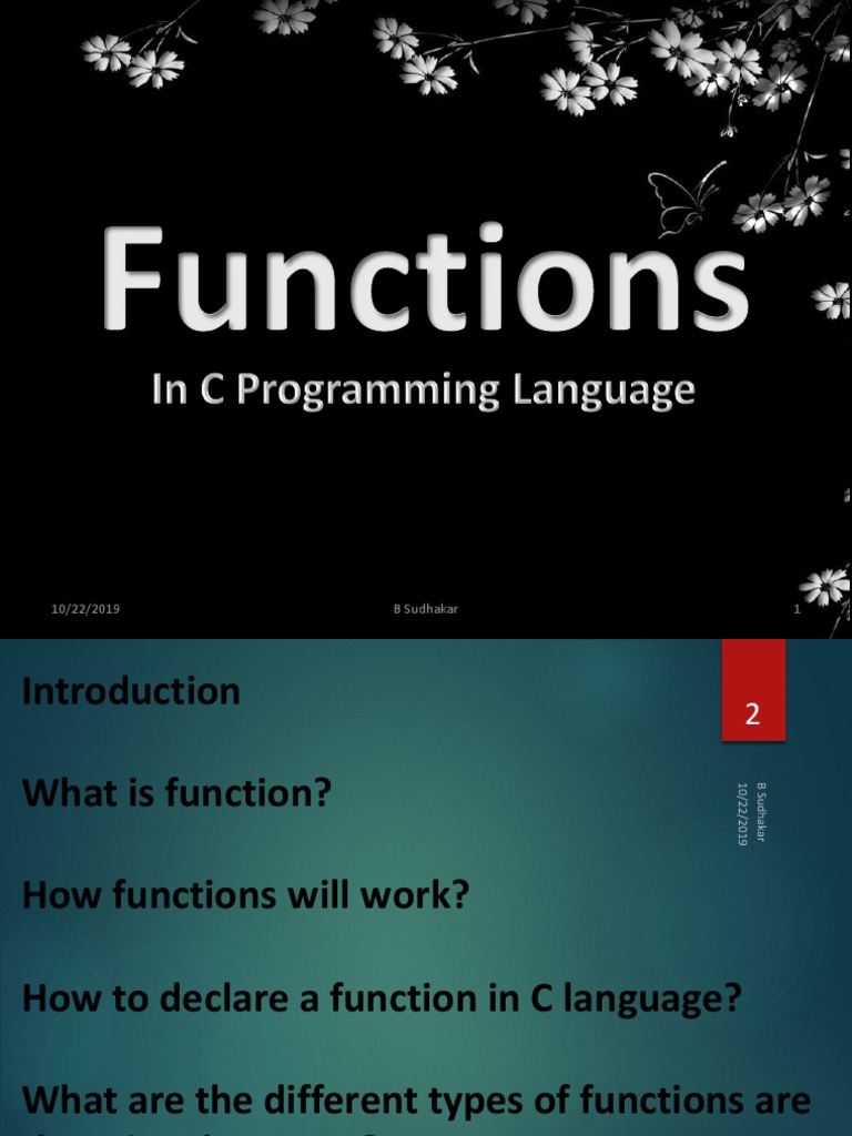 C Functions | Download Free PDF | Subroutine | Parameter (Computer Programming)