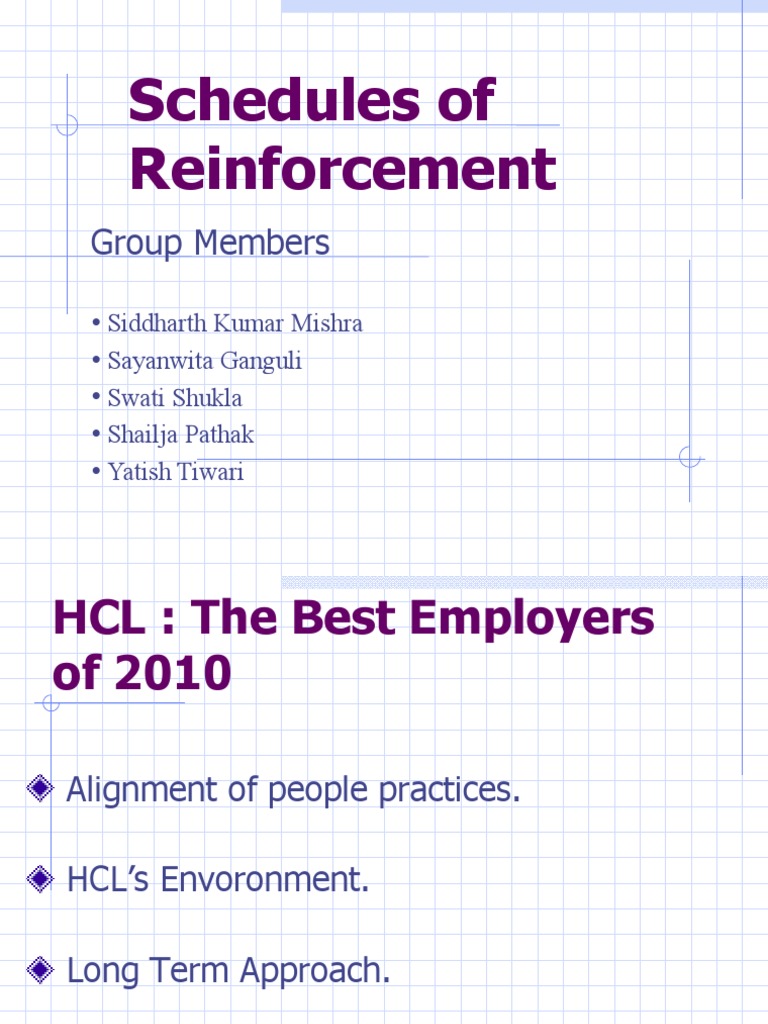 Understanding Schedules of Reinforcement | PDF | Reinforcement ...