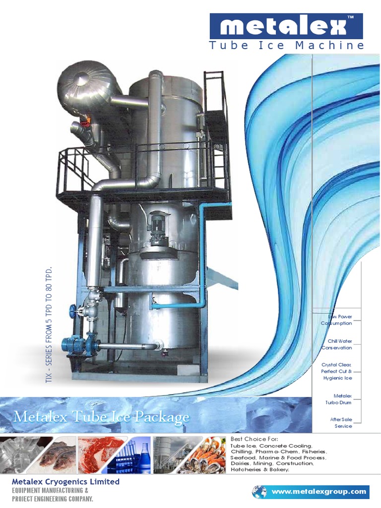 Tube Ice Machine | PDF | Ice | Pipe (Fluid Conveyance)