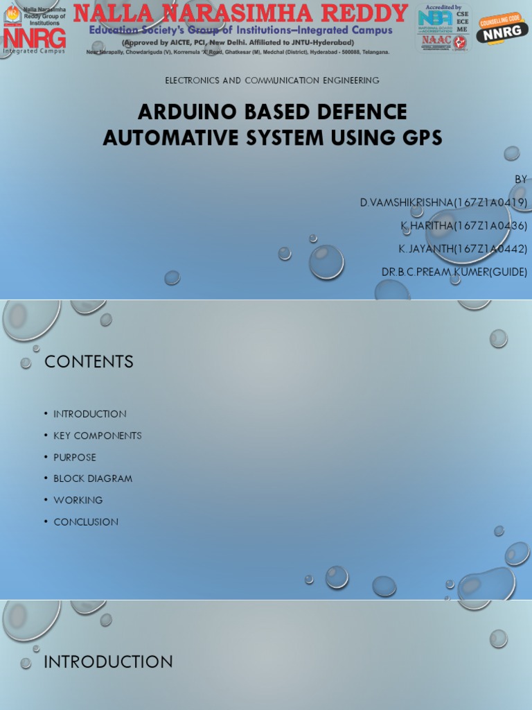 Arduino GPS Defense Tracking System | PDF