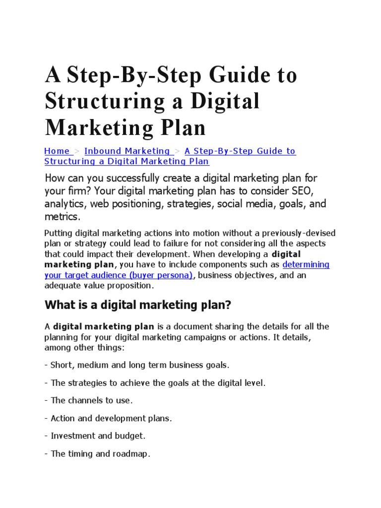 A Step by Step Guide | PDF | Digital Marketing | Marketing