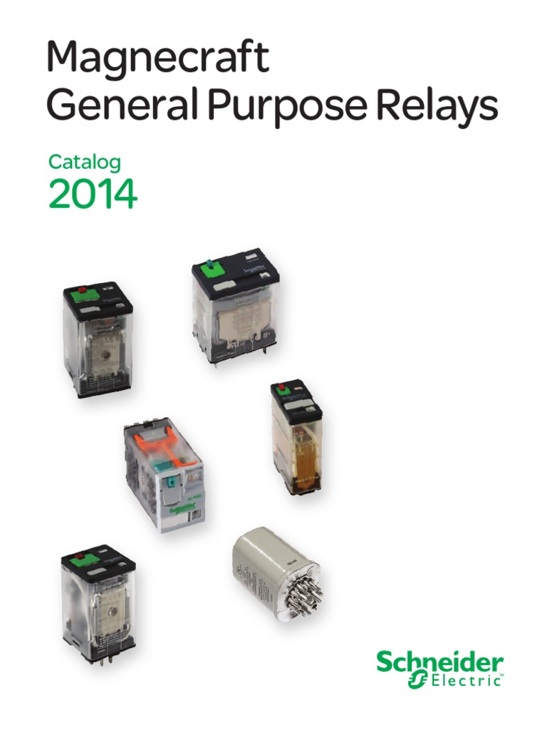 Magnecraft General Purpose Relays: Catalog | PDF | Switch | Alternating Current