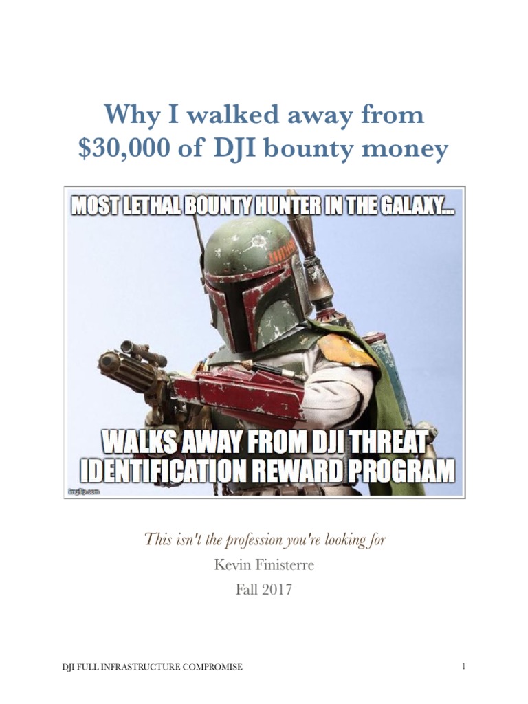 Dji Bounty Program | PDF | Transport Layer Security | Software Bug