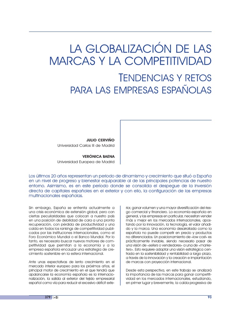 La importancia de las marcas para mejorar la competitividad ...