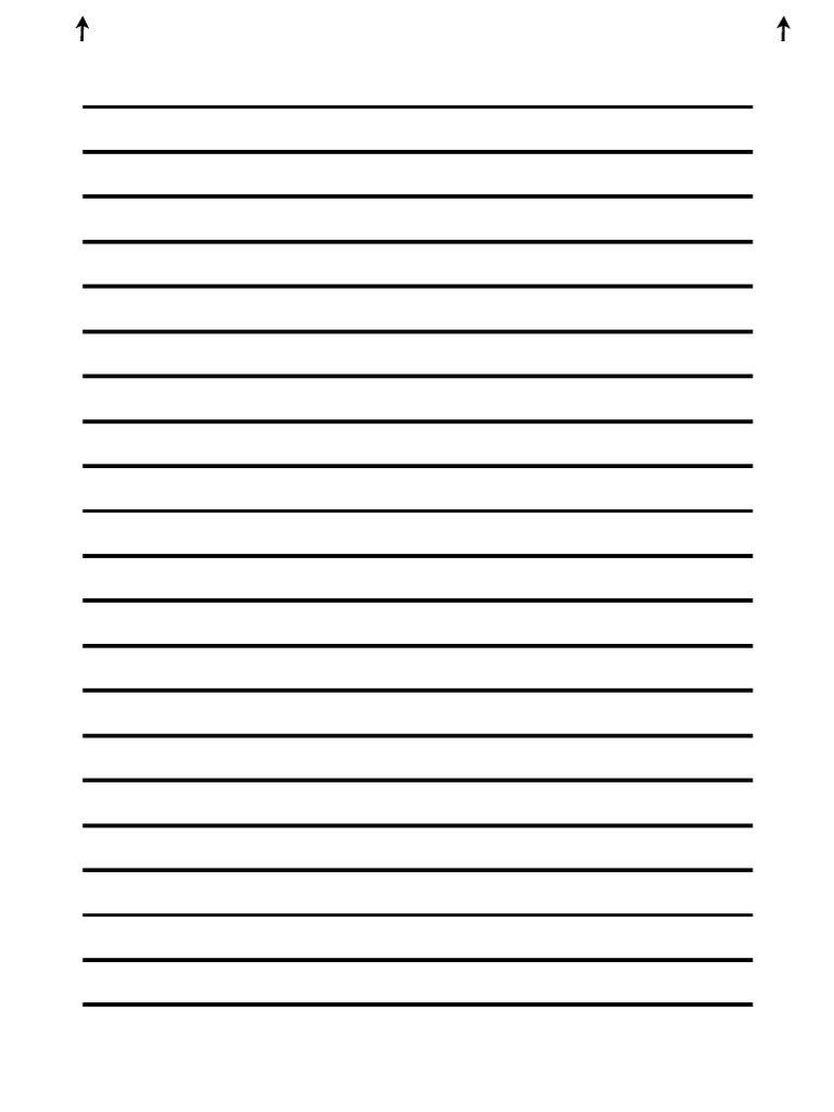 Plantilla para Escribir Recto PDF | PDF