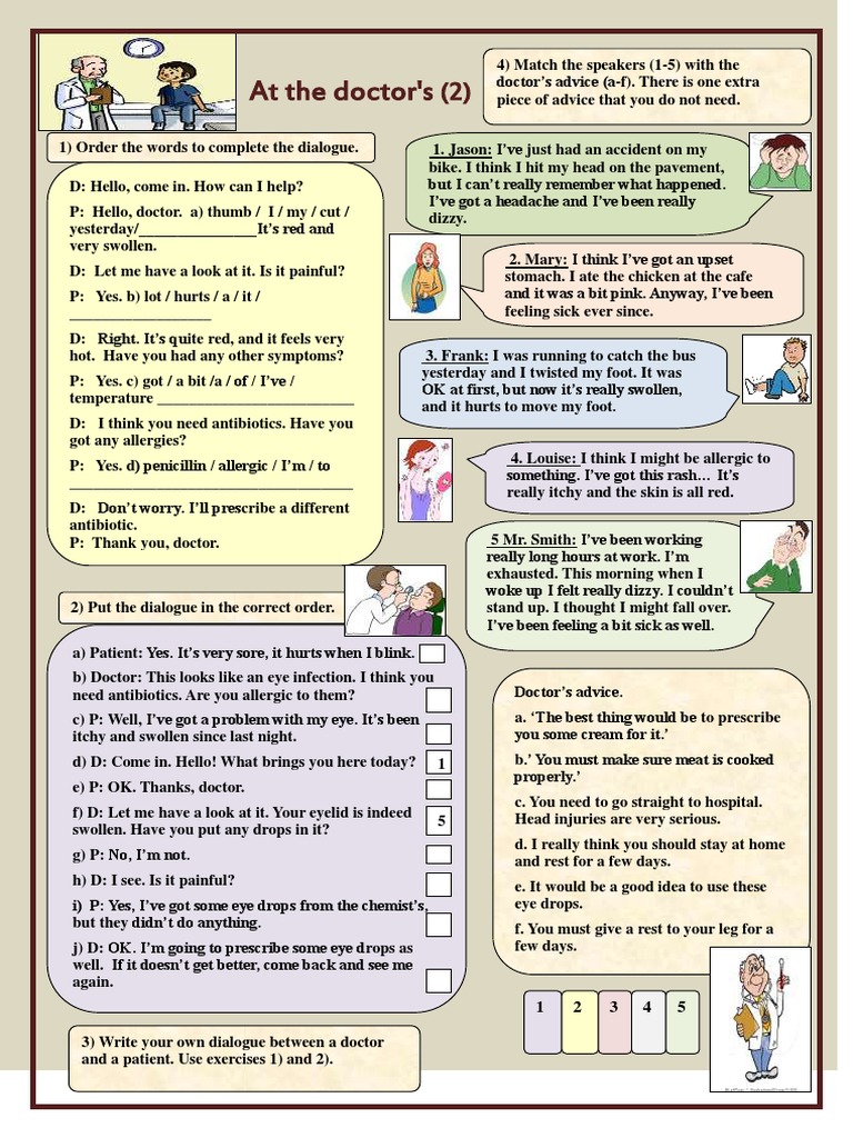 At The Doctors 2 Picture Stories Role Plays Drama and Improvisation ...