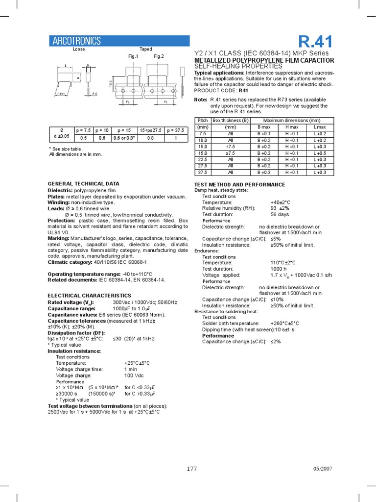 PDF r41 Arcotronics | PDF | Equipment | Electrical Engineering