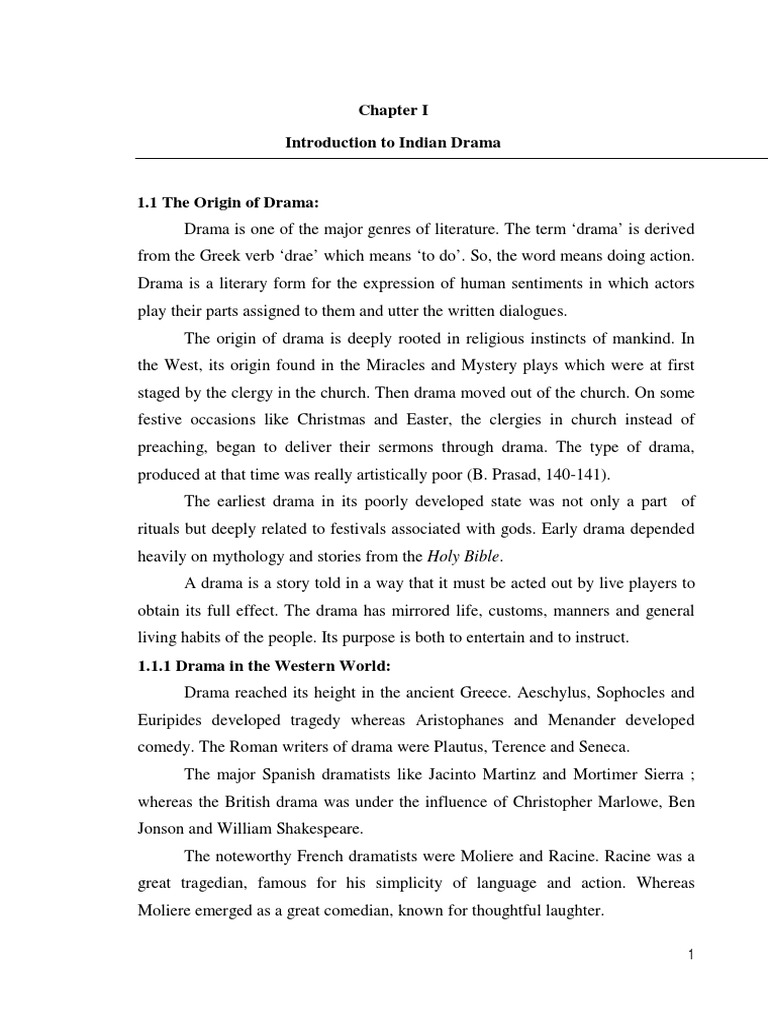 07 - Chapter 1 PDF | PDF | Theatre | Vedas
