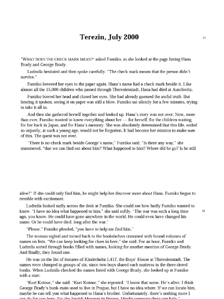 Hana's Suitcase pt4 | PDF