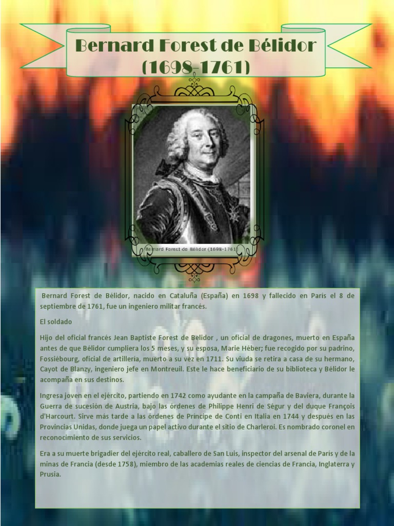 Bernard Forest de Bélidor (1698-1761) | PDF