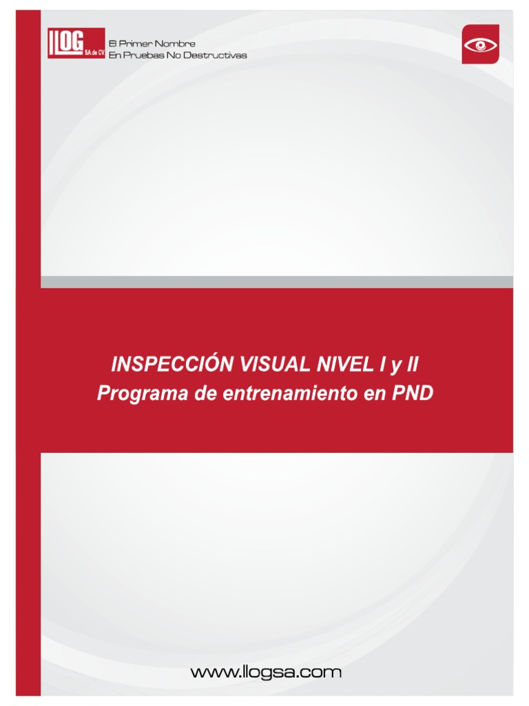 Inspección Visual Nivel I y II | PDF | Óptica | Ligero