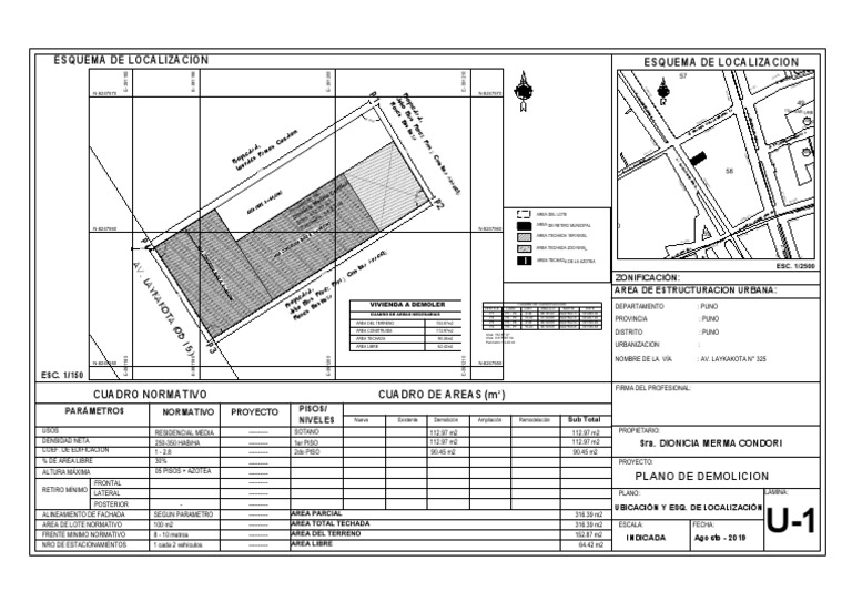 0 Plano de Ubicacion Segun Formato Laykakota Ubicacion A3 | PDF