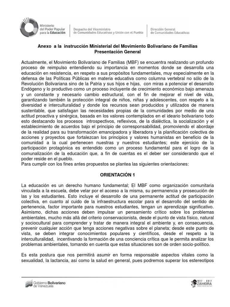 Anexo MBF | PDF | Plan de estudios | Aprendizaje