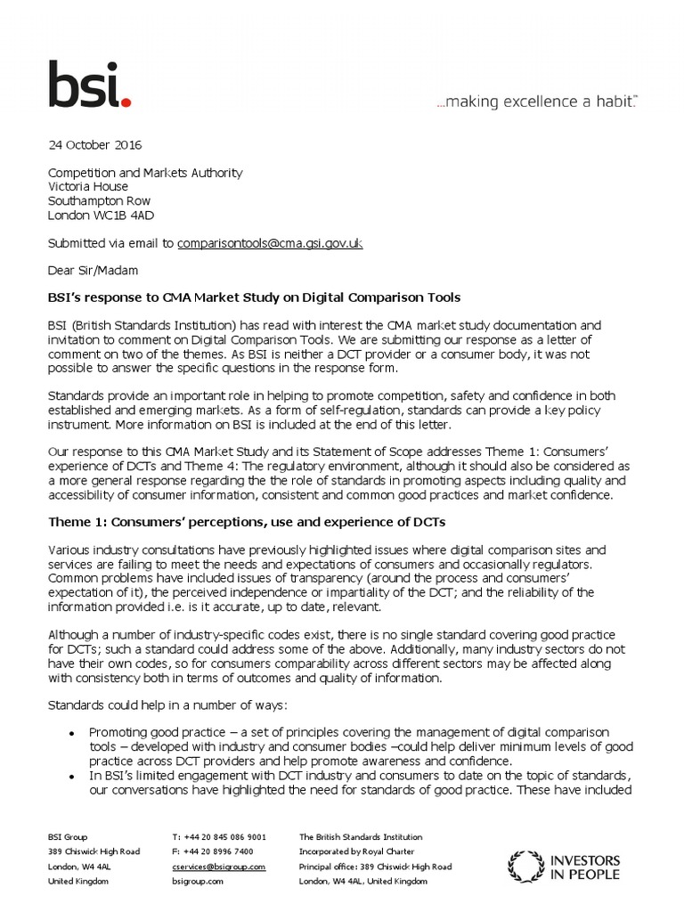 British Standards Institution | PDF | Standards Organization | Governance