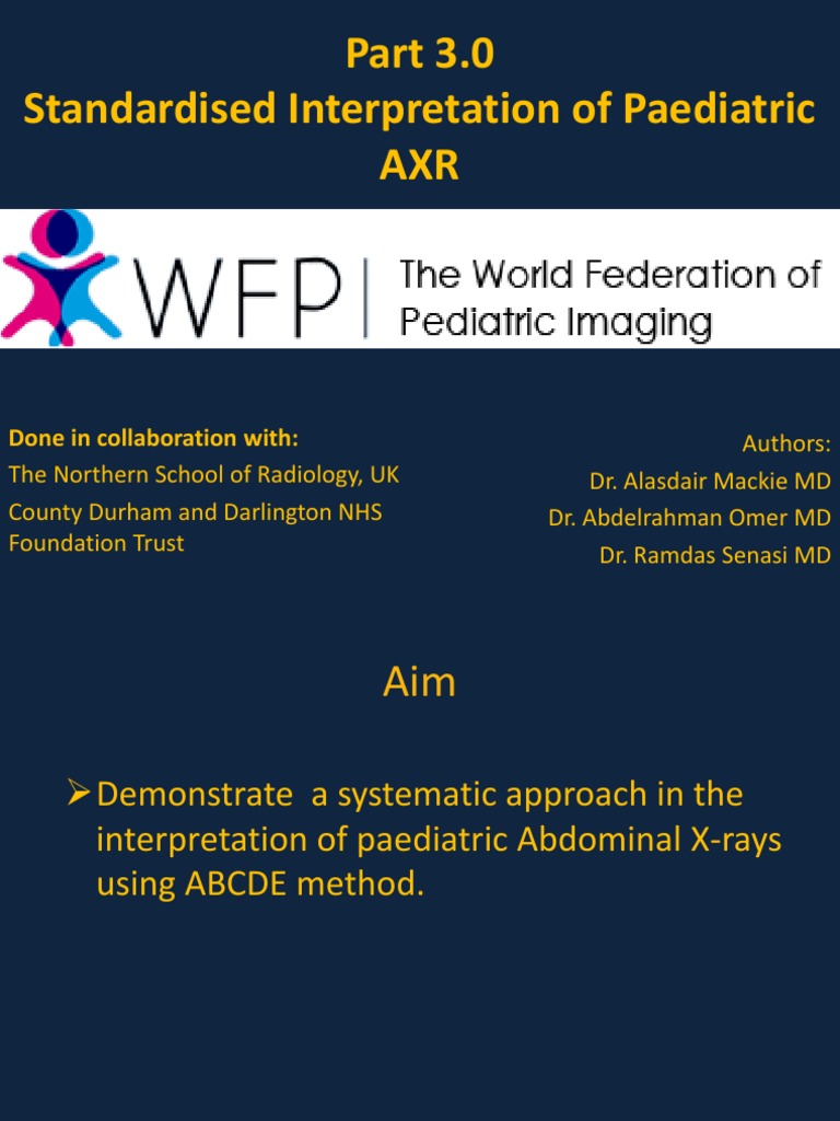Pediatric AXR Interpretation Guide | PDF | Gastrointestinal Tract | Pelvis