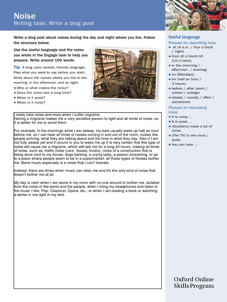 OSPG2 A2 Noise Itzel Jacqueline Martínez Godínez | PDF | Noise