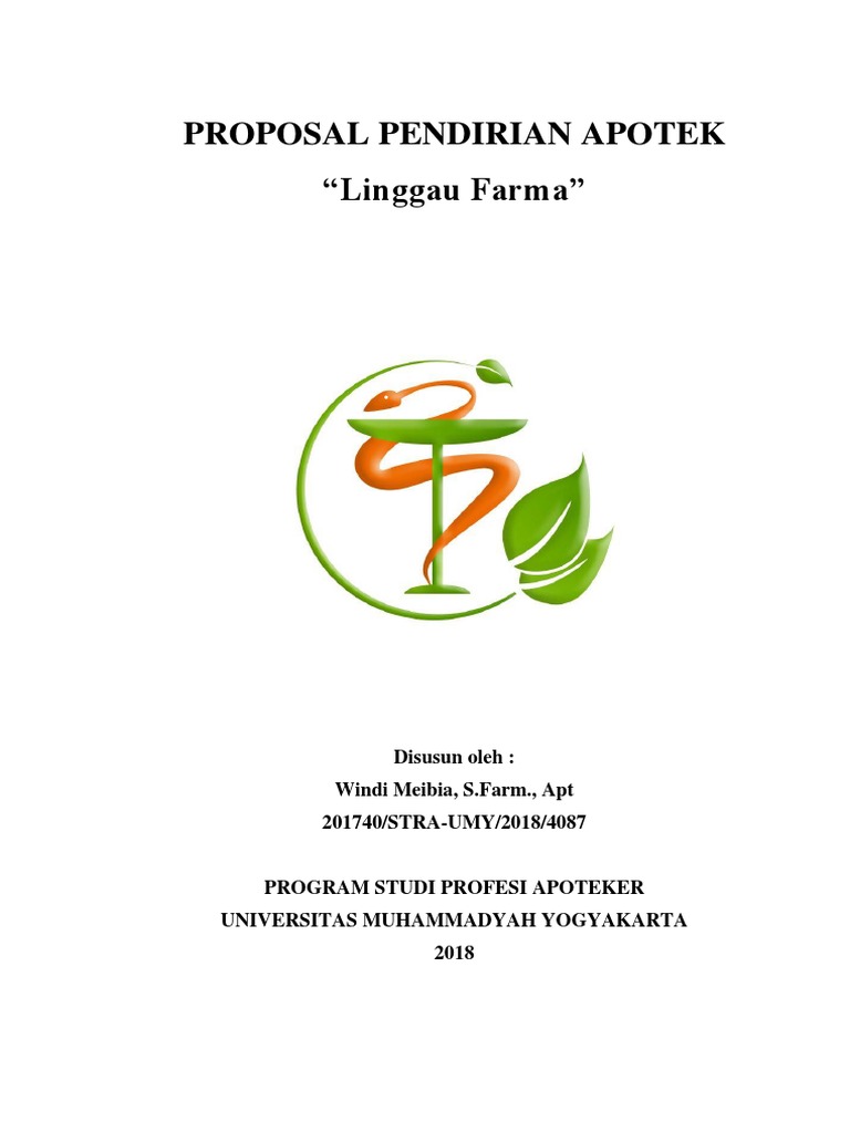 Studi Kelayakan Pendirian Apotek Windi | PDF