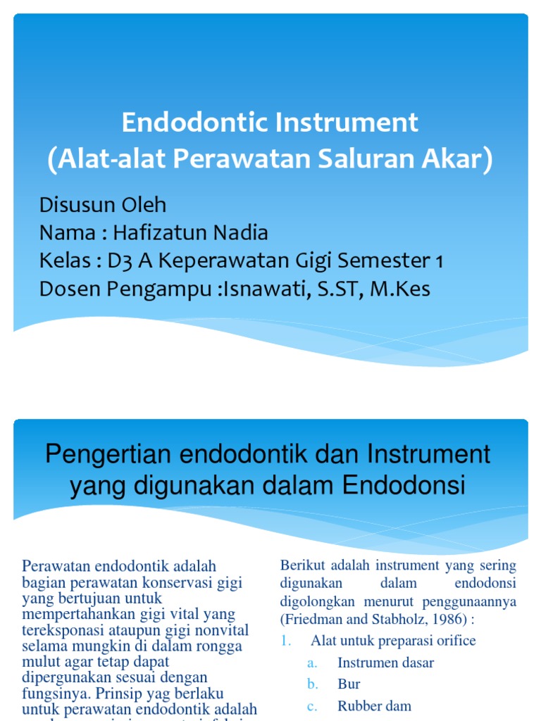 Ppakg Endodontic Instrument | PDF