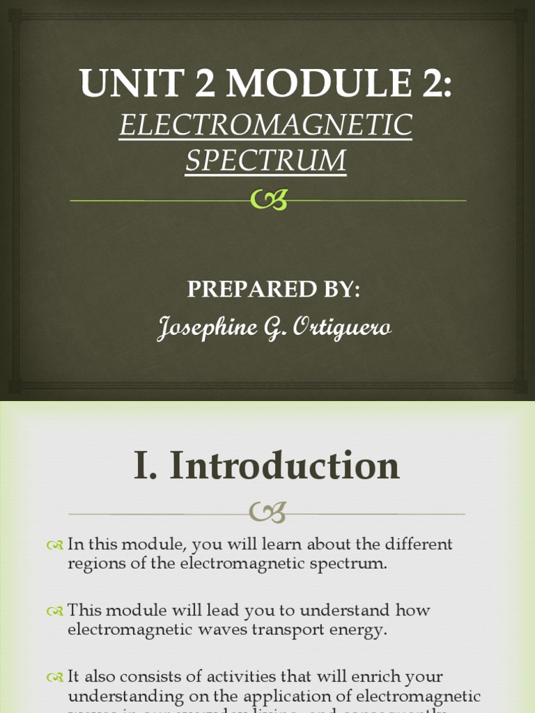 Understanding the Electromagnetic Spectrum | PDF | Electromagnetic ...