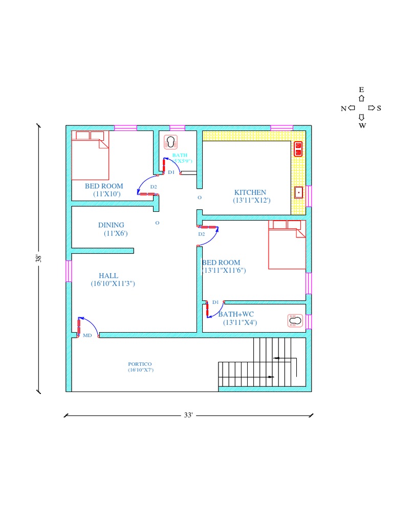 Residential Building Plan | PDF