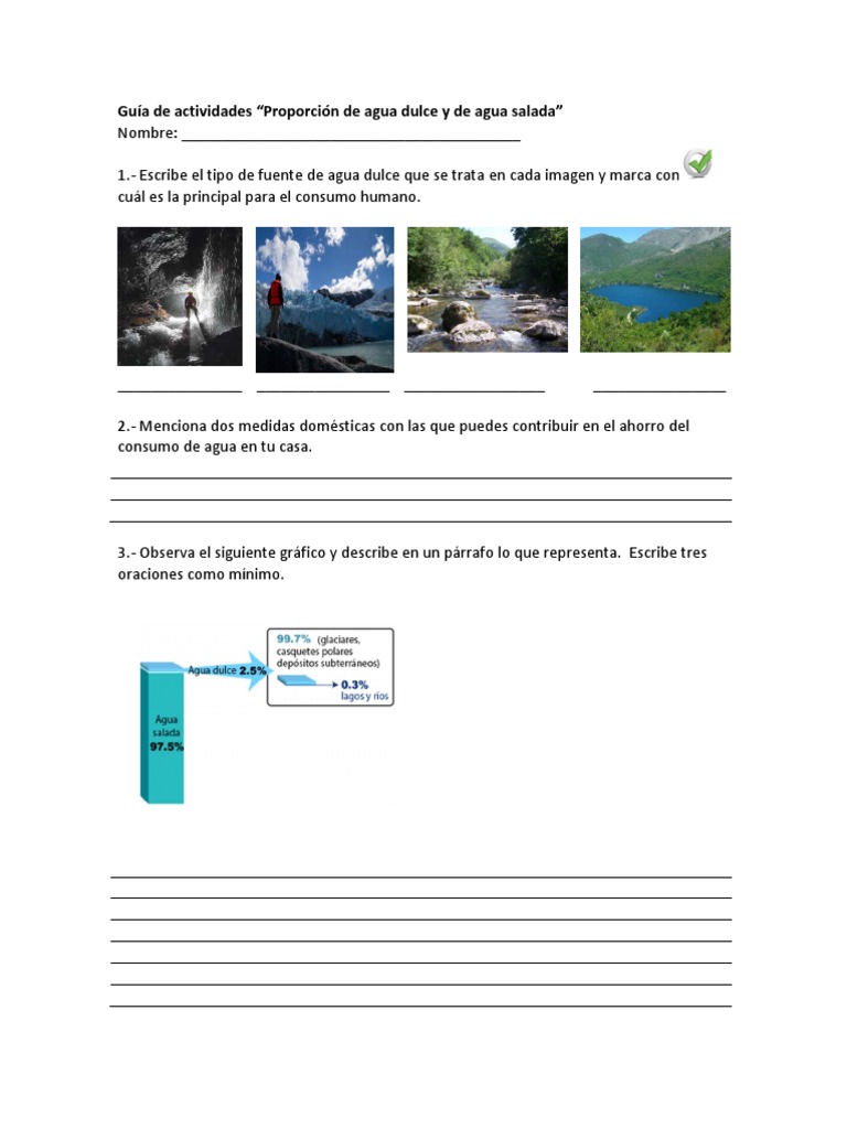 Guía El Agua PDF | PDF | Salud y bienestar | Ciencia y matemáticas