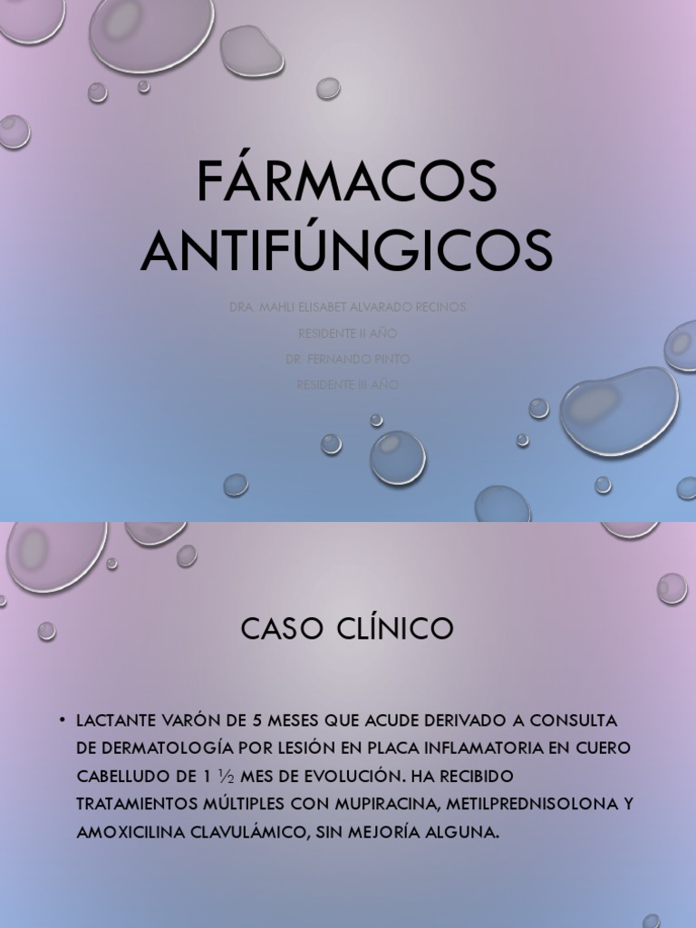 Fármacos Antifúngicos | PDF | Candidiasis | Especialidades Medicas