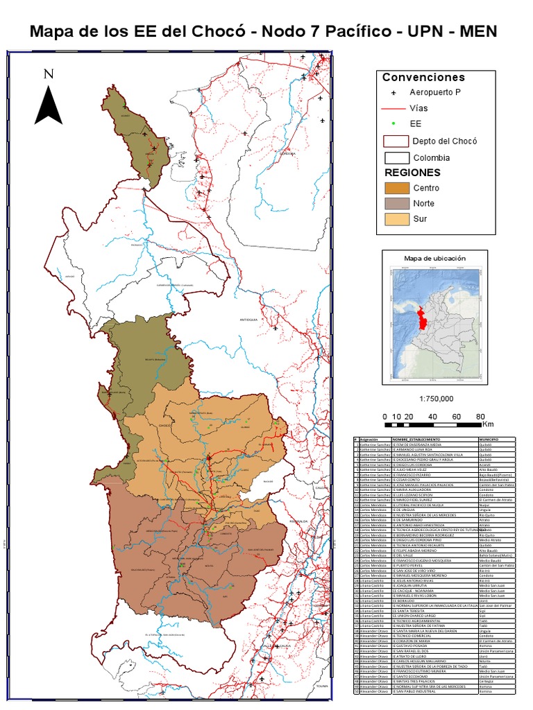 Mapa Choco ANEXOS | PDF