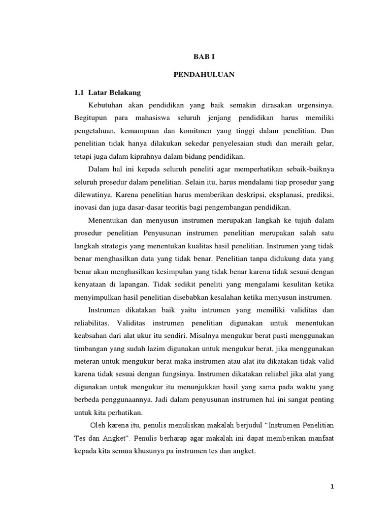 Makalah Instrumen Metodologi Penelitian Pendidikan | PDF | Karier & Perkembangan | Sains ...