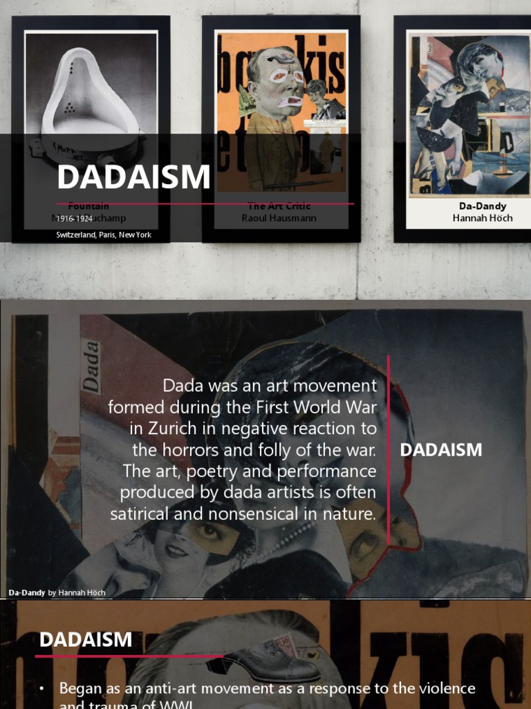 Dadaism: Origins and Key Figures | PDF | Art | History