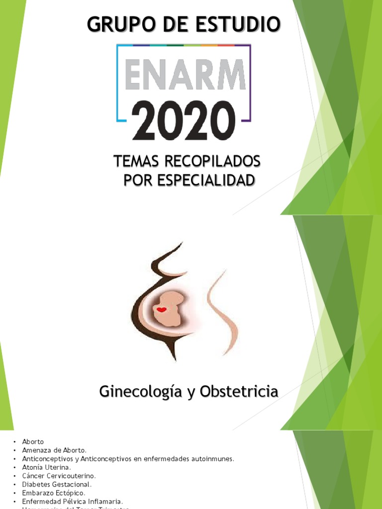 Temas Del Enarm 2020 | PDF | Parto prematuro | El embarazo