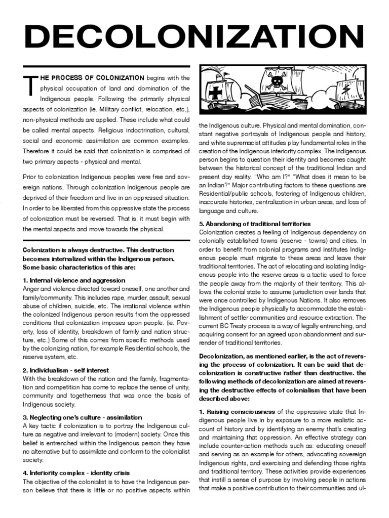 Decolonization: He Process of Colonization | PDF | Colonialism ...