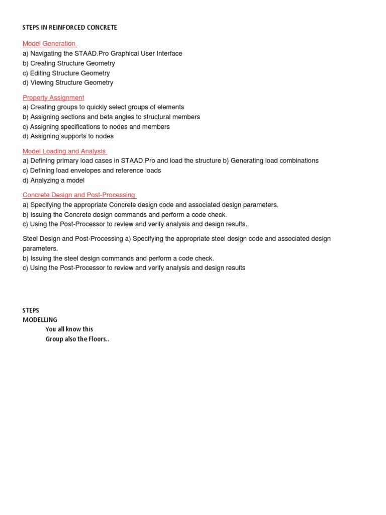 Reinforced Concrete Design Steps | PDF | Structural Engineering ...