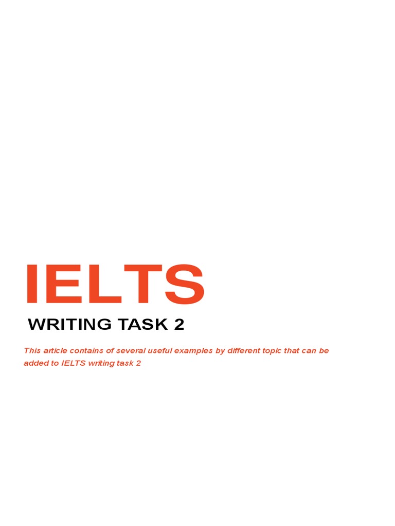 Ielts Writing Task 2 | PDF | Global Warming | Natural Environment