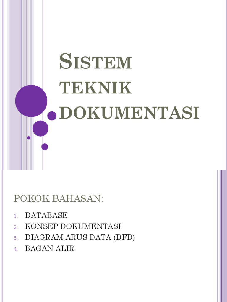 Teknik Dokumentasi | PDF
