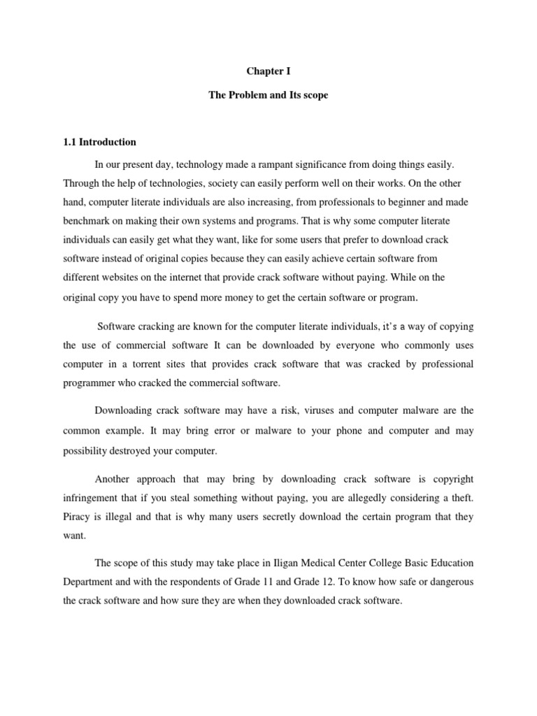 The Problem and Its Scope | PDF | Copyright Infringement | Internet