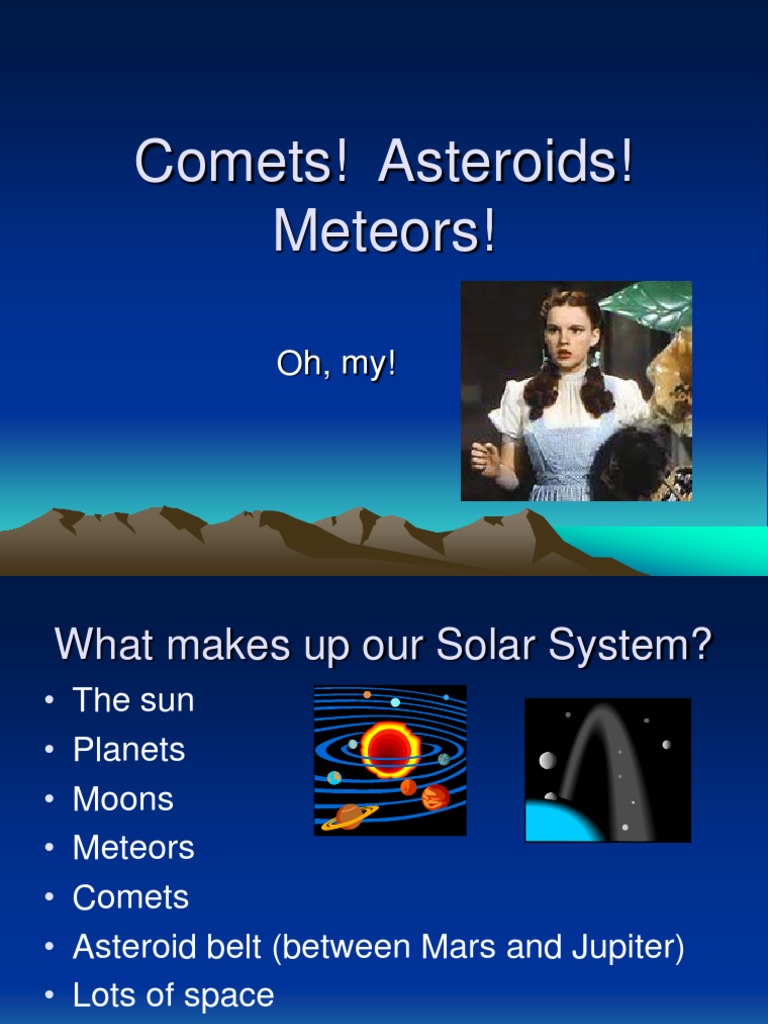 Comets, Asteroids, and Meteors Explained | PDF | Meteoroid | Asteroid