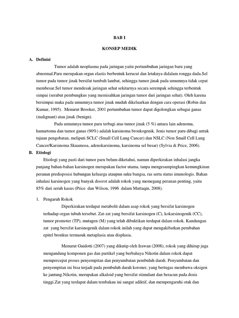 Resume Tumor Paru | PDF | Pengembangan Diri | Kesehatan Holistik