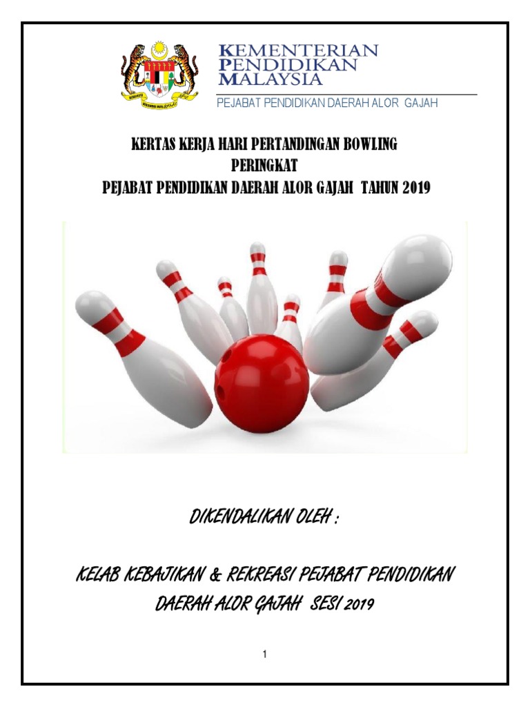 Kertas Kerja Pertandingan Bowling PPDAG | PDF
