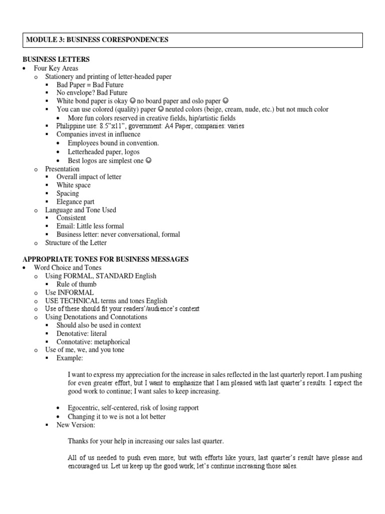 Module-3 Eng30 Notes | PDF | Memorandum | Typefaces