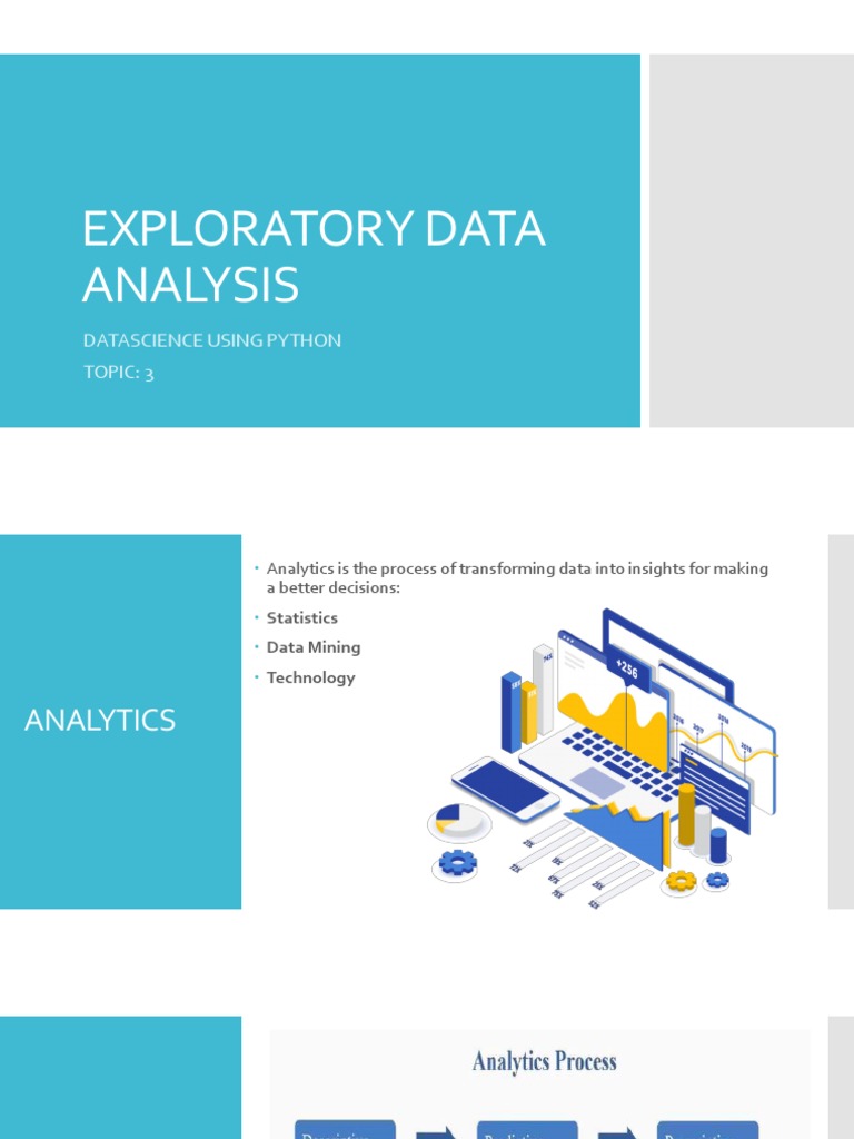 Exploratory Data Analysis: Datascience Using Python Topic: 3 | PDF ...